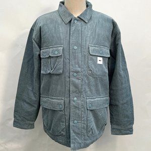 Obey | Jackets & Coats | Obey Quilted Tactical Jacket Eliot Slate Blue ...